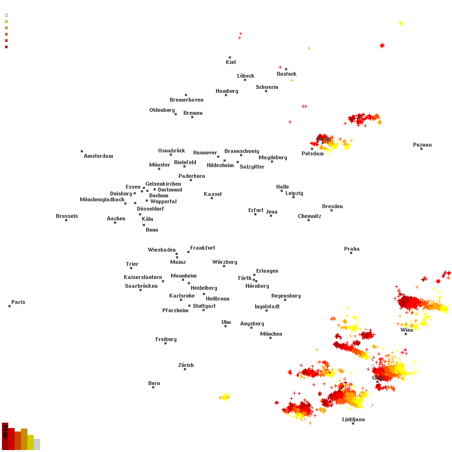 Lightning & Thunderstorms - Map History