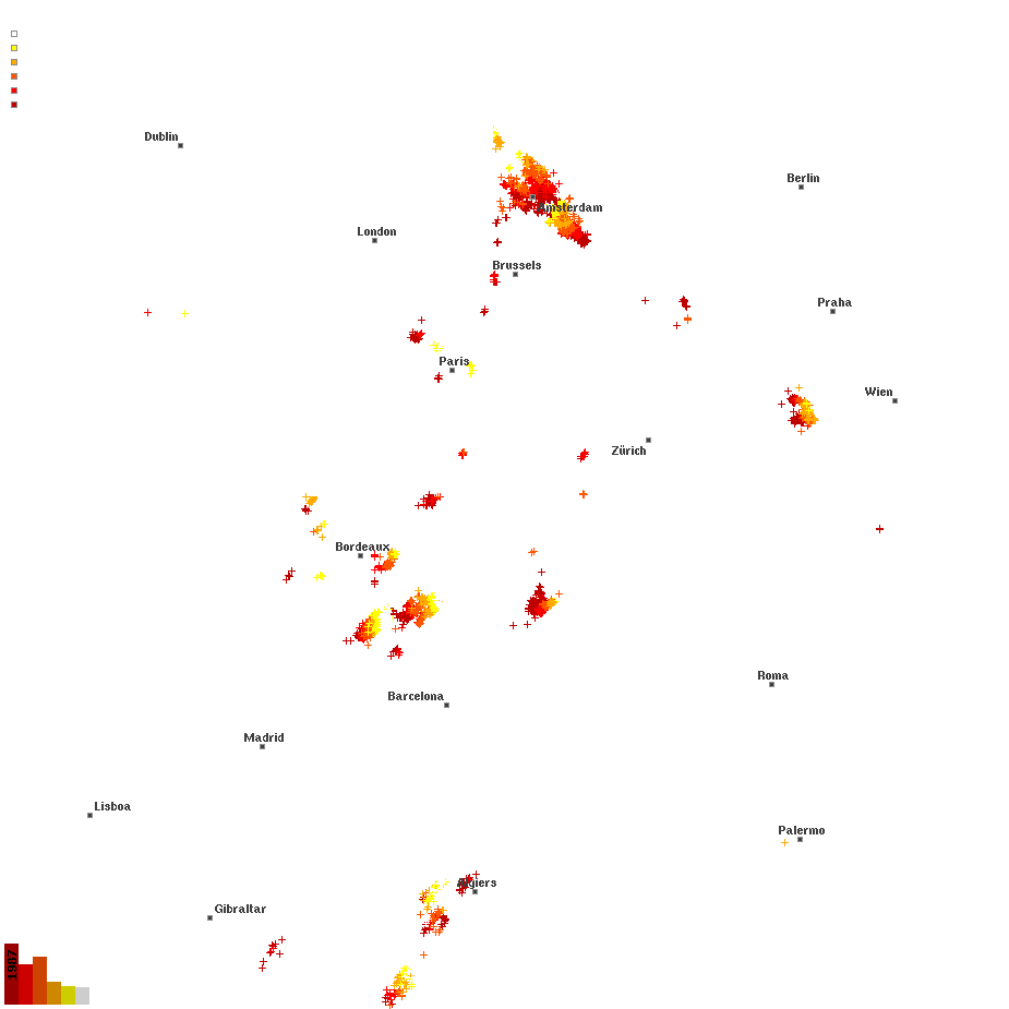 Lightning & Thunderstorms - Map History