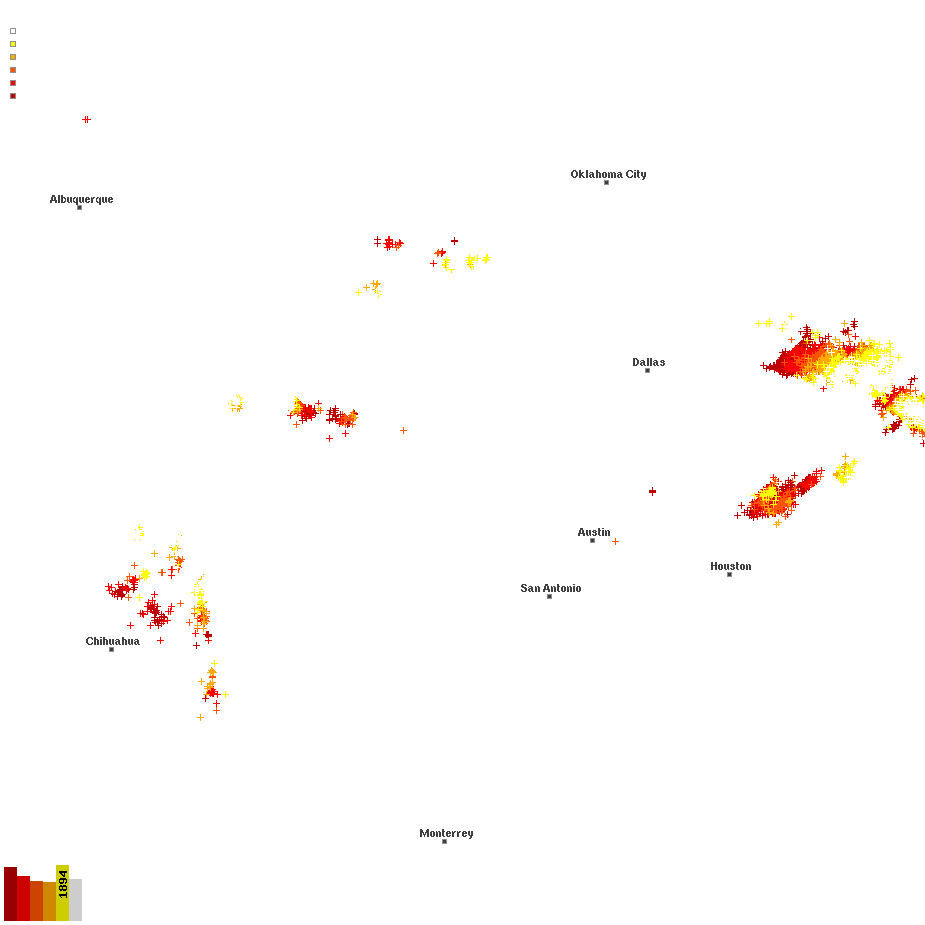 Lightning & Thunderstorms - Map History