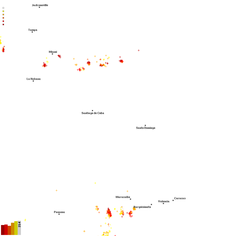 Lightning & Thunderstorms - Map History