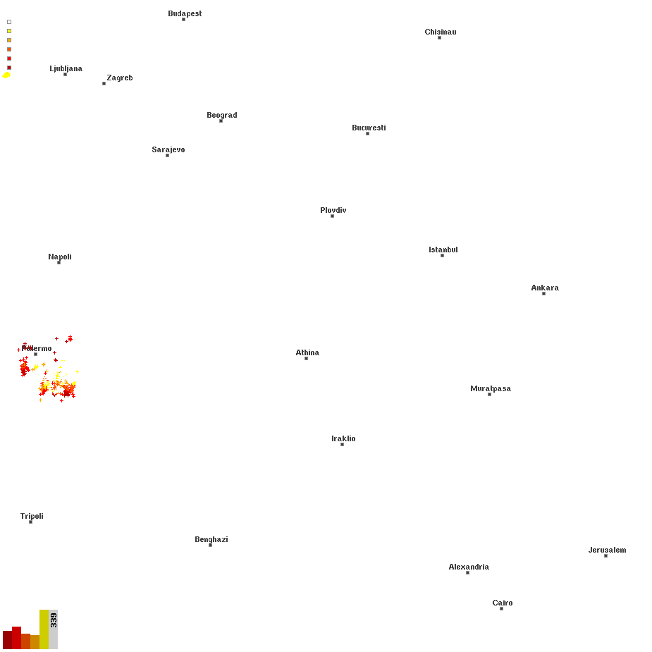 Lightning & Thunderstorms - Map History