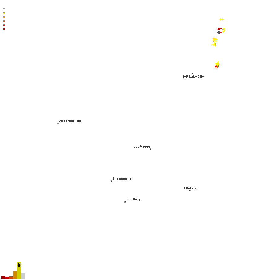 Lightning & Thunderstorms - Map History