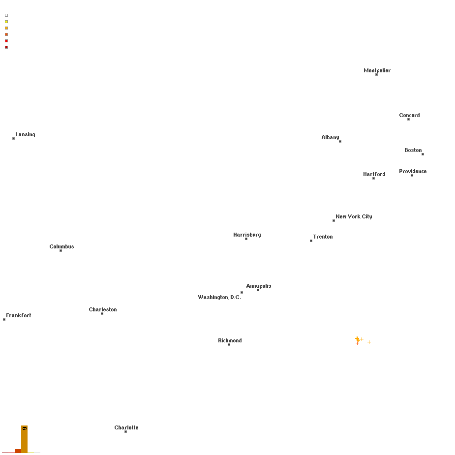 Lightning & Thunderstorms - Map History