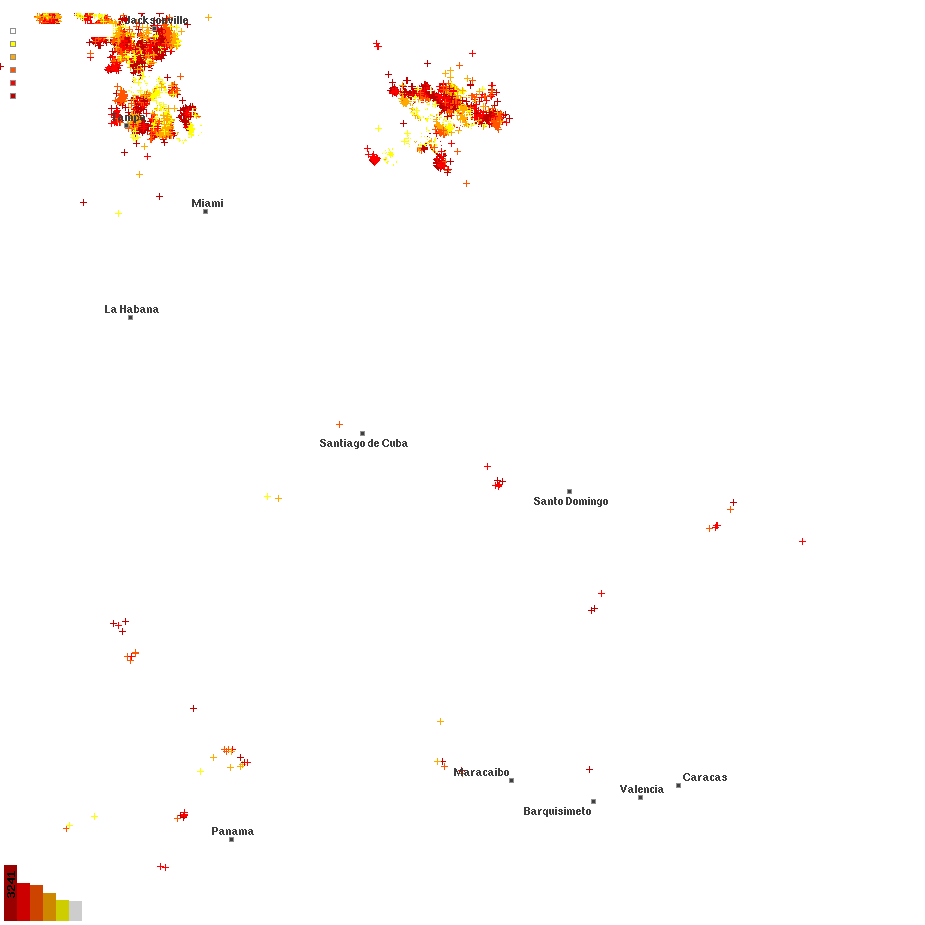 Lightning & Thunderstorms - Map History